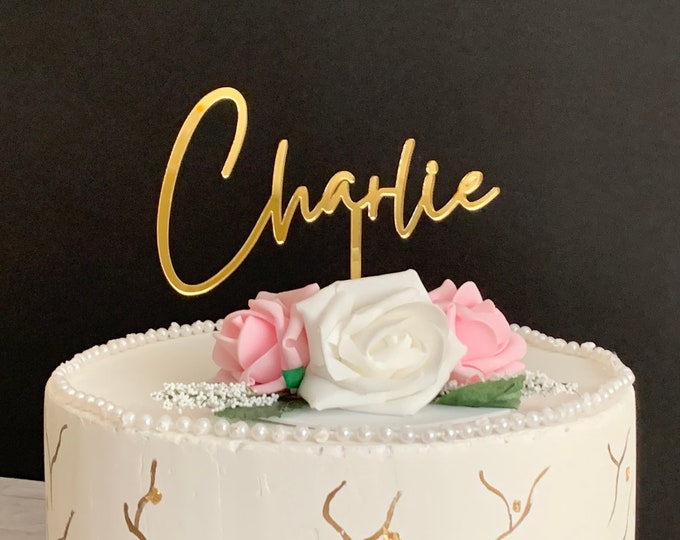 Personalized Cake Topper Custom Order Your Design Cupcake Wedding ...