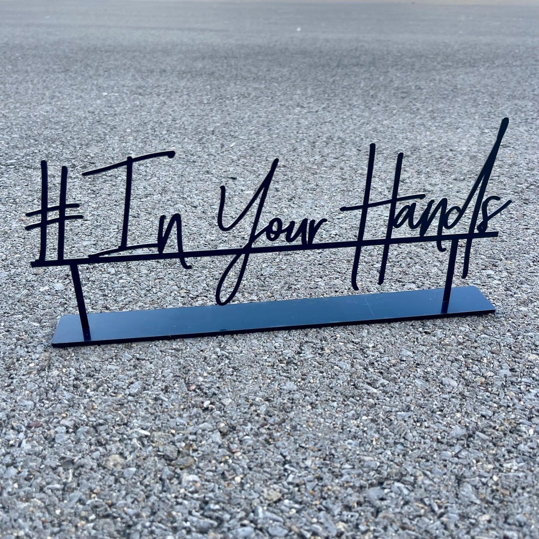 Custom Hashtag Sign – Personalized Wedding Hashtag – Metal Table Sign ...