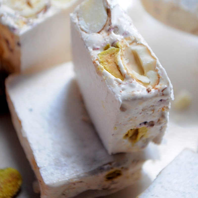 Nougat White Candy - Etsy