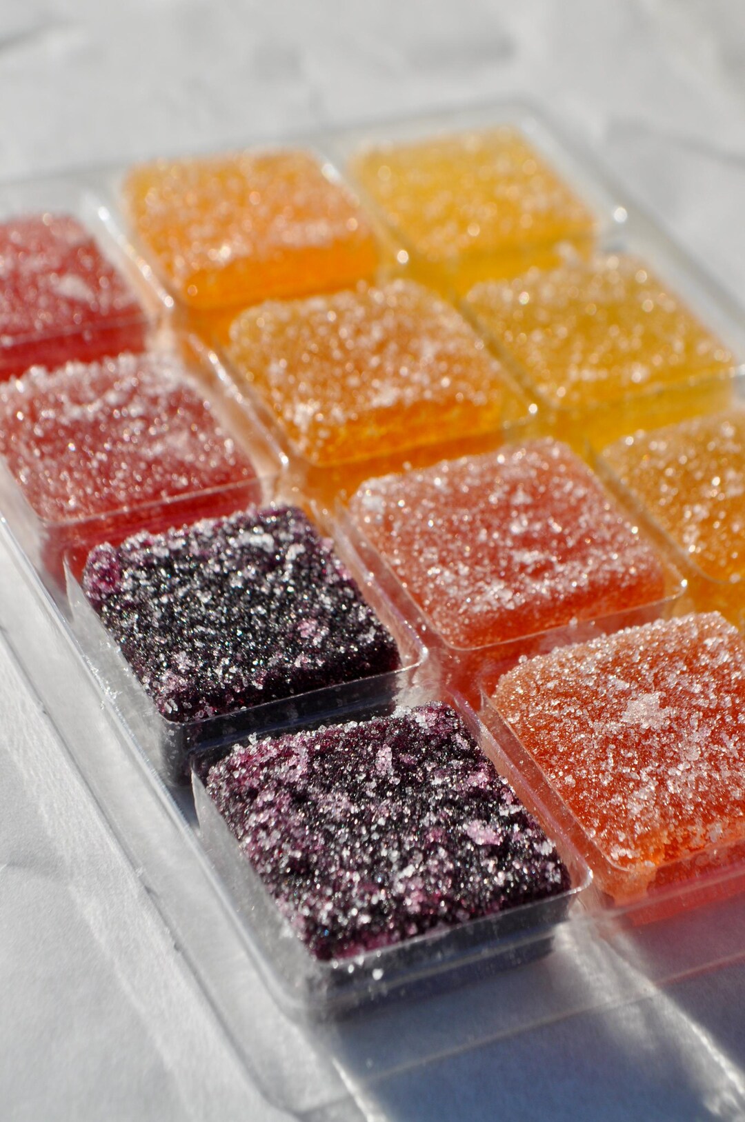 Artisan French Fruit Jellies: Vegan Pâte De Fruit Candy, 12 Piece - Etsy