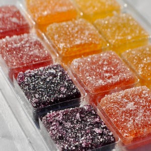 Artisan French Fruit Jellies: Vegan Pâte De Fruit Candy, 12 Piece - Etsy