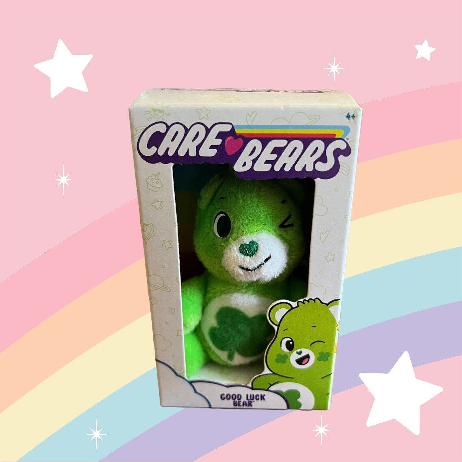 Care Bears Good Luck Bear Green Clover Micro Mini 3 Inch Miniature ...