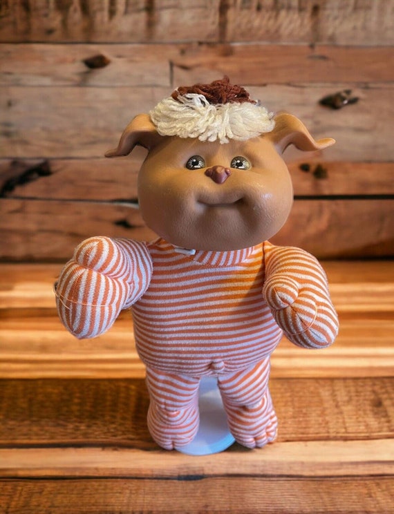 1980s Cabbage Patch Kid TLC Doll Orange Striped Koosa Dog Koosas Puppy Pet Etsy Australia