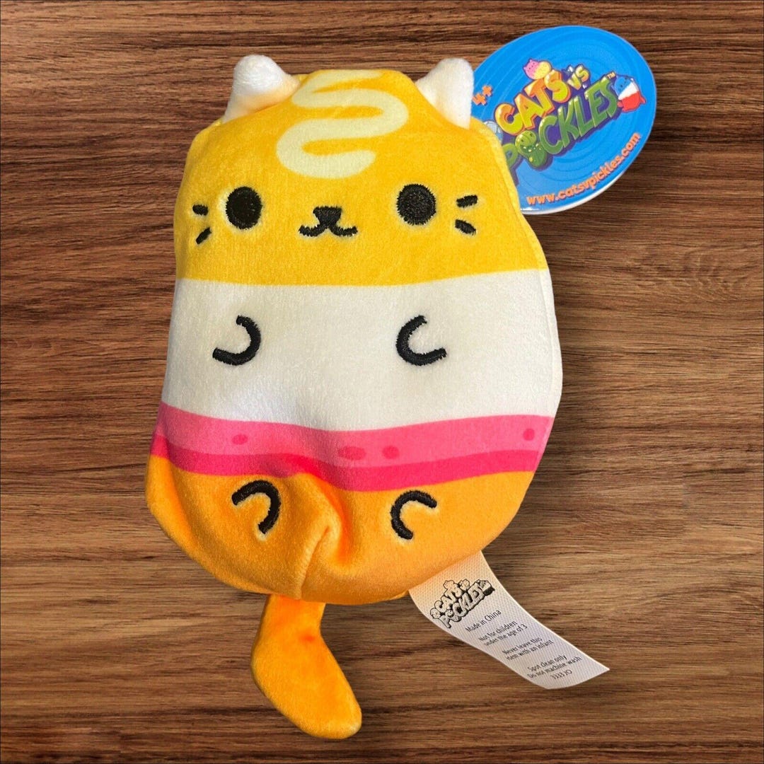 Cats Vs Pickles Fuchsia Wave Benny Cat 517 - Etsy