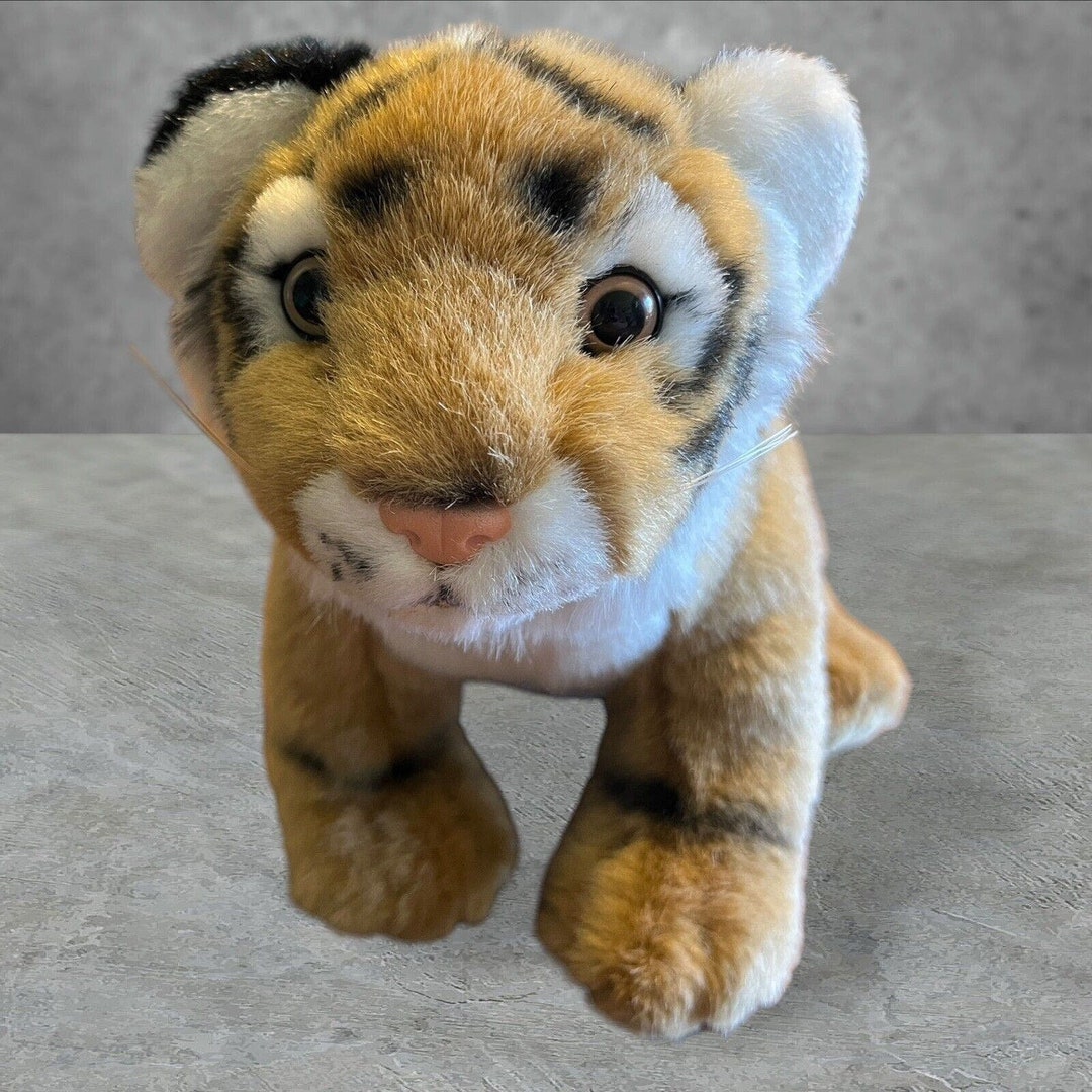 Vintage Jerry Elsner Tiger Cub Plush 22 Stuffed Animal Soft Small 1980s ...