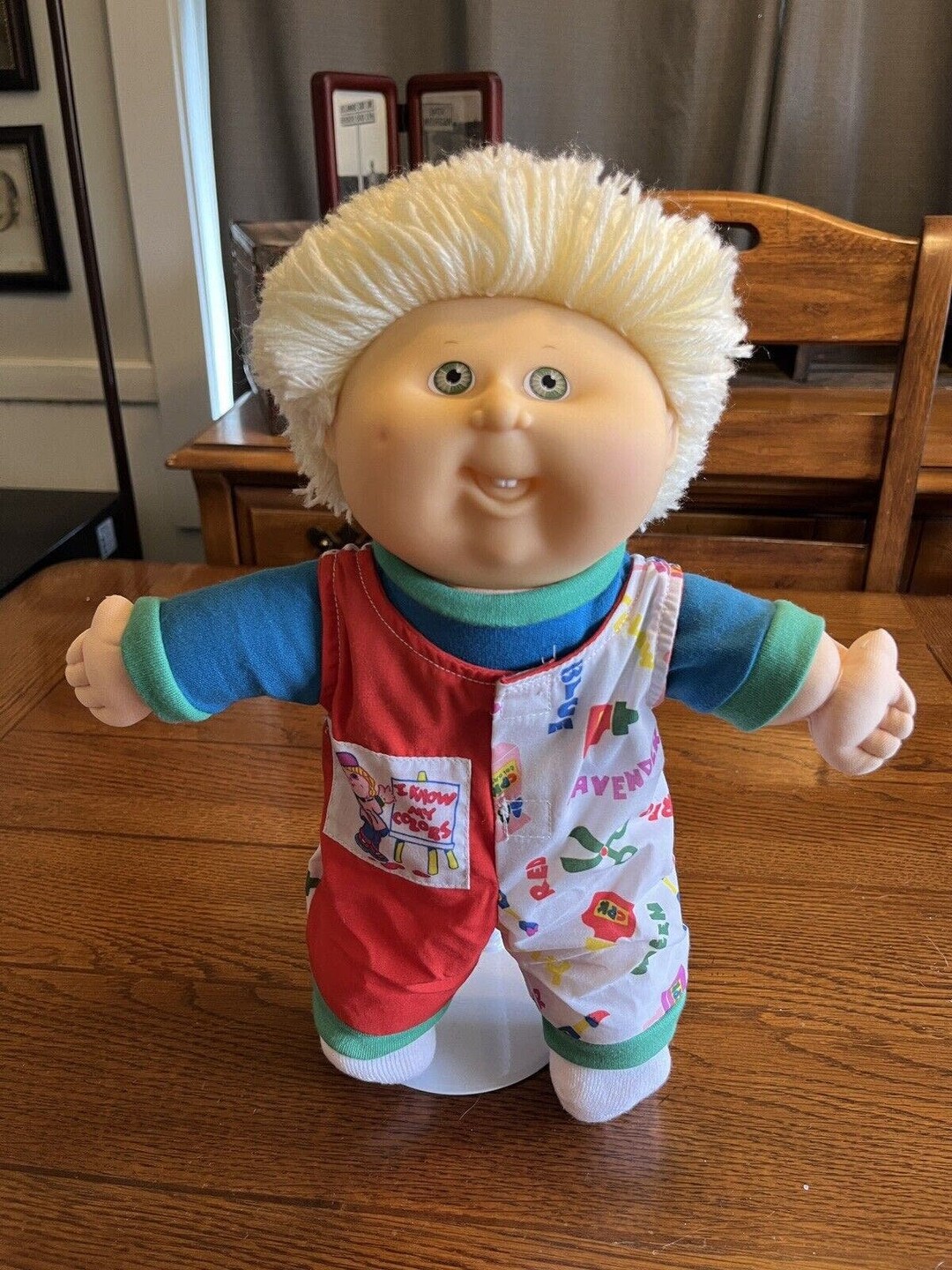 1990s Cabbage Patch Preschool Kid Toddler Blonde Boy Green Eyes Colors ...