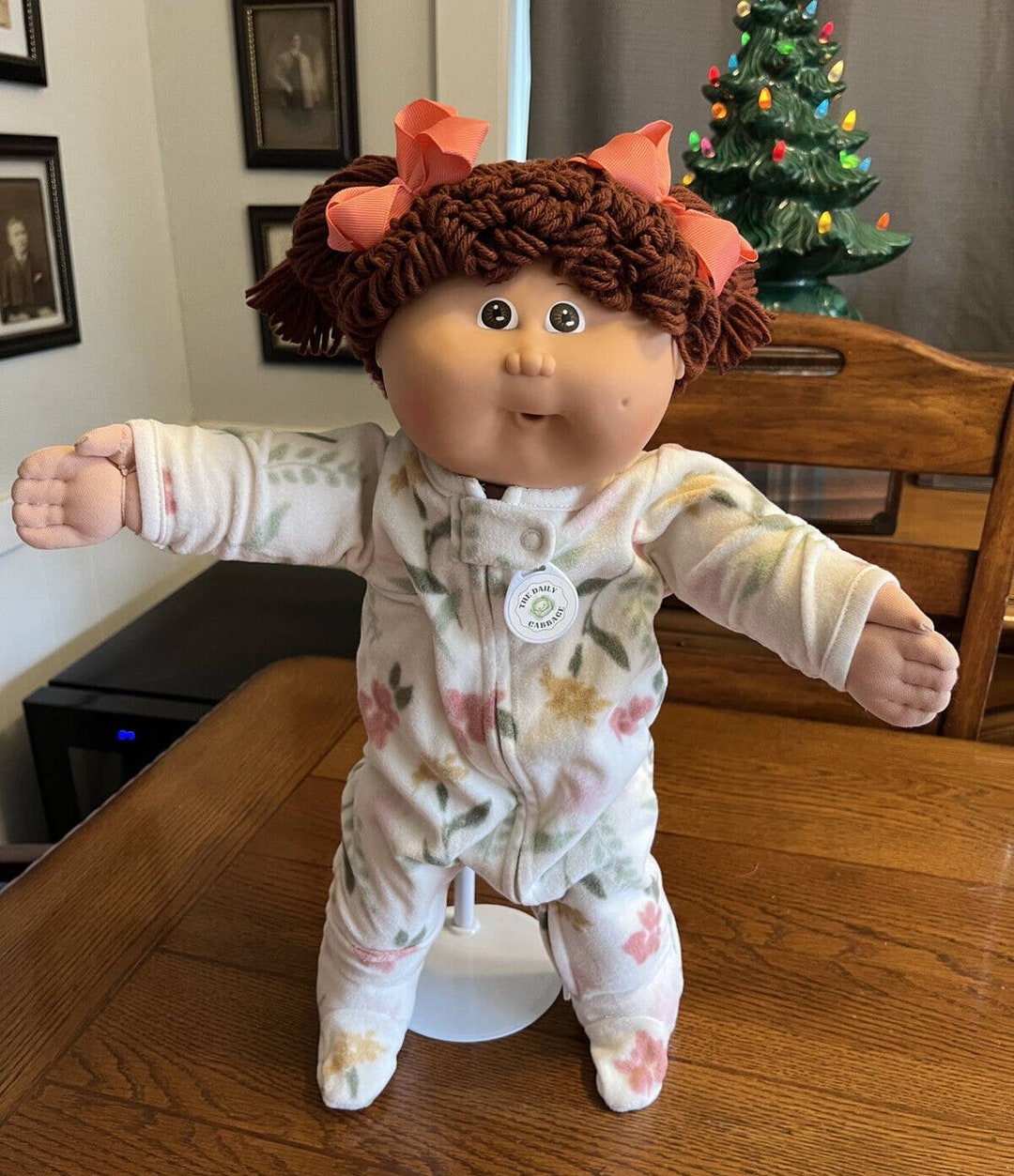 1980s Cabbage Patch Kid Brunette Poodle Brown Eyes Peachy - Etsy