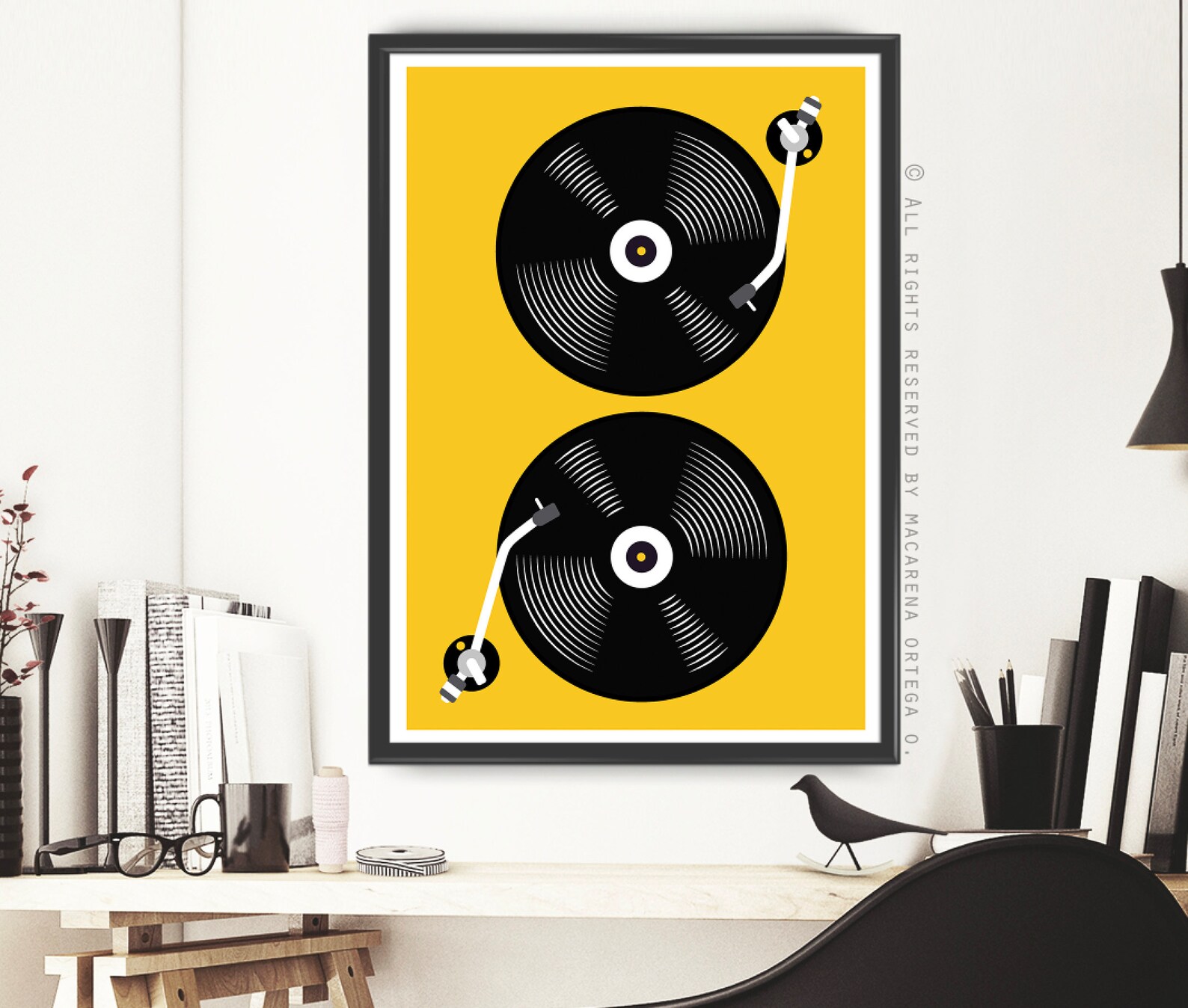 Vinyl Record Poster Vinyl Record Print DJ Gift Poster Vinyl Record ...