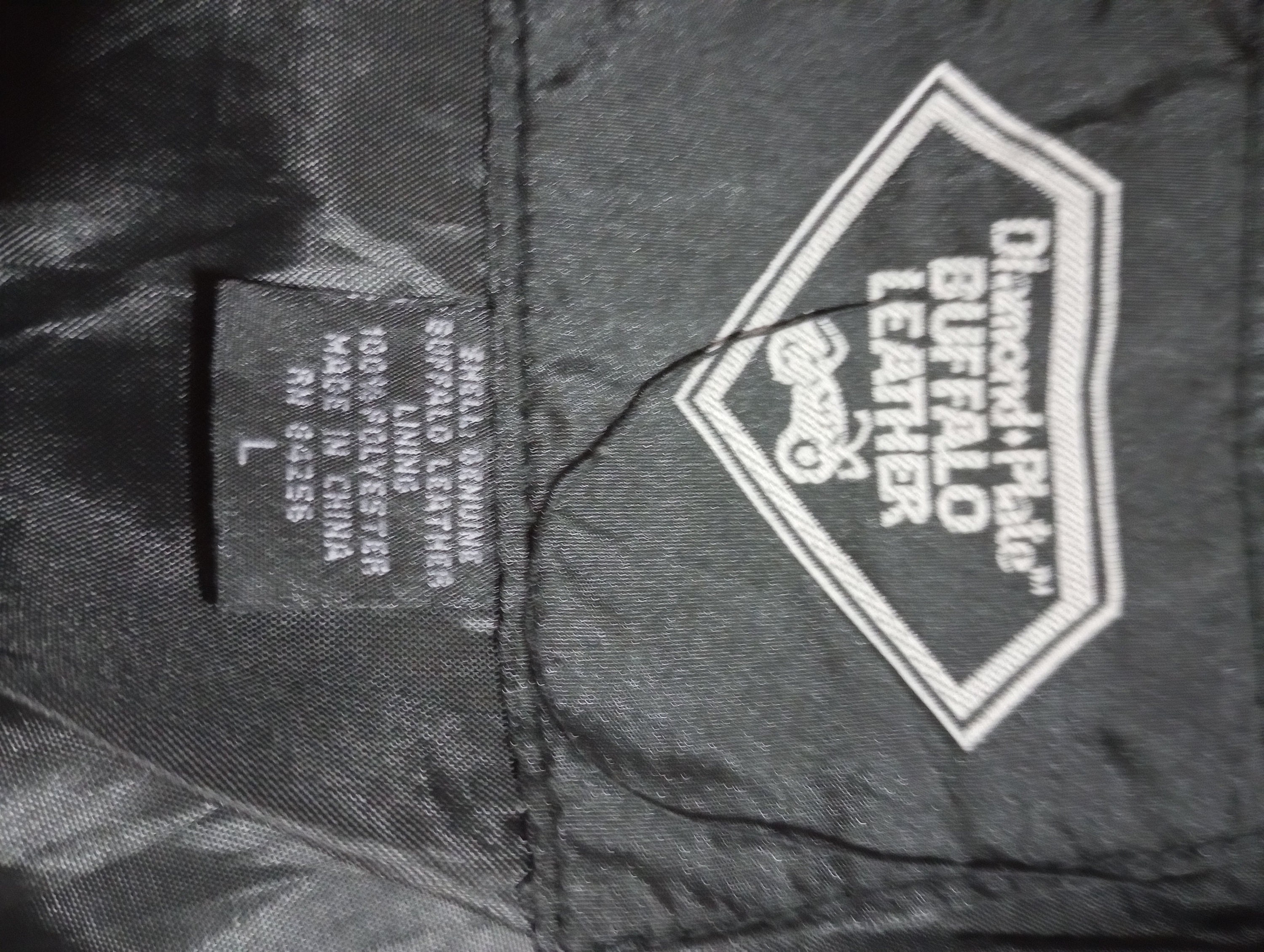 Diamond Plate Buffalo Leather Biker Jacket With Patch Motorcycle Gear ...