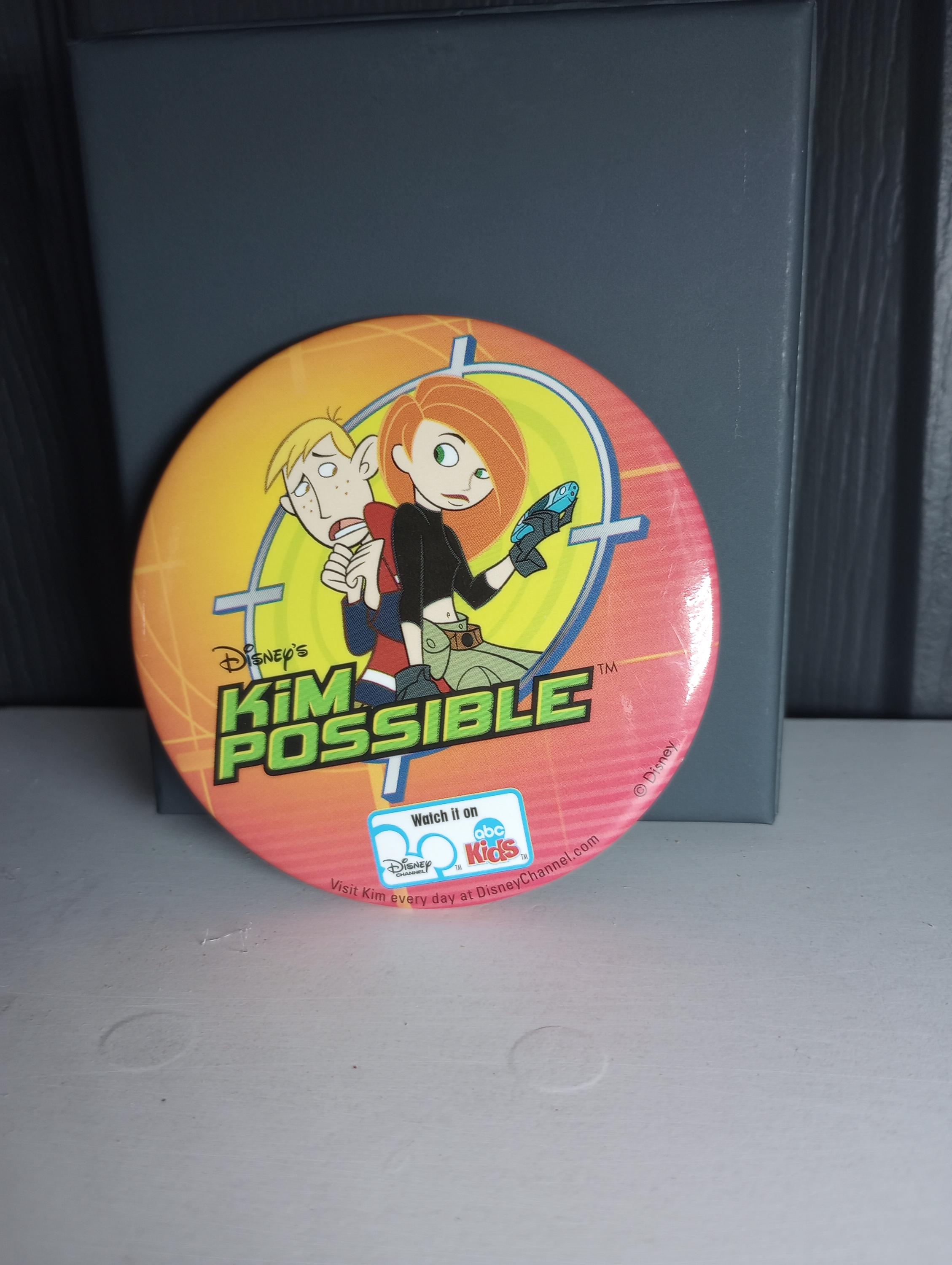 Disney's Kim Possible Promotional Pinback Button Lapel Pin ABC Kids ...