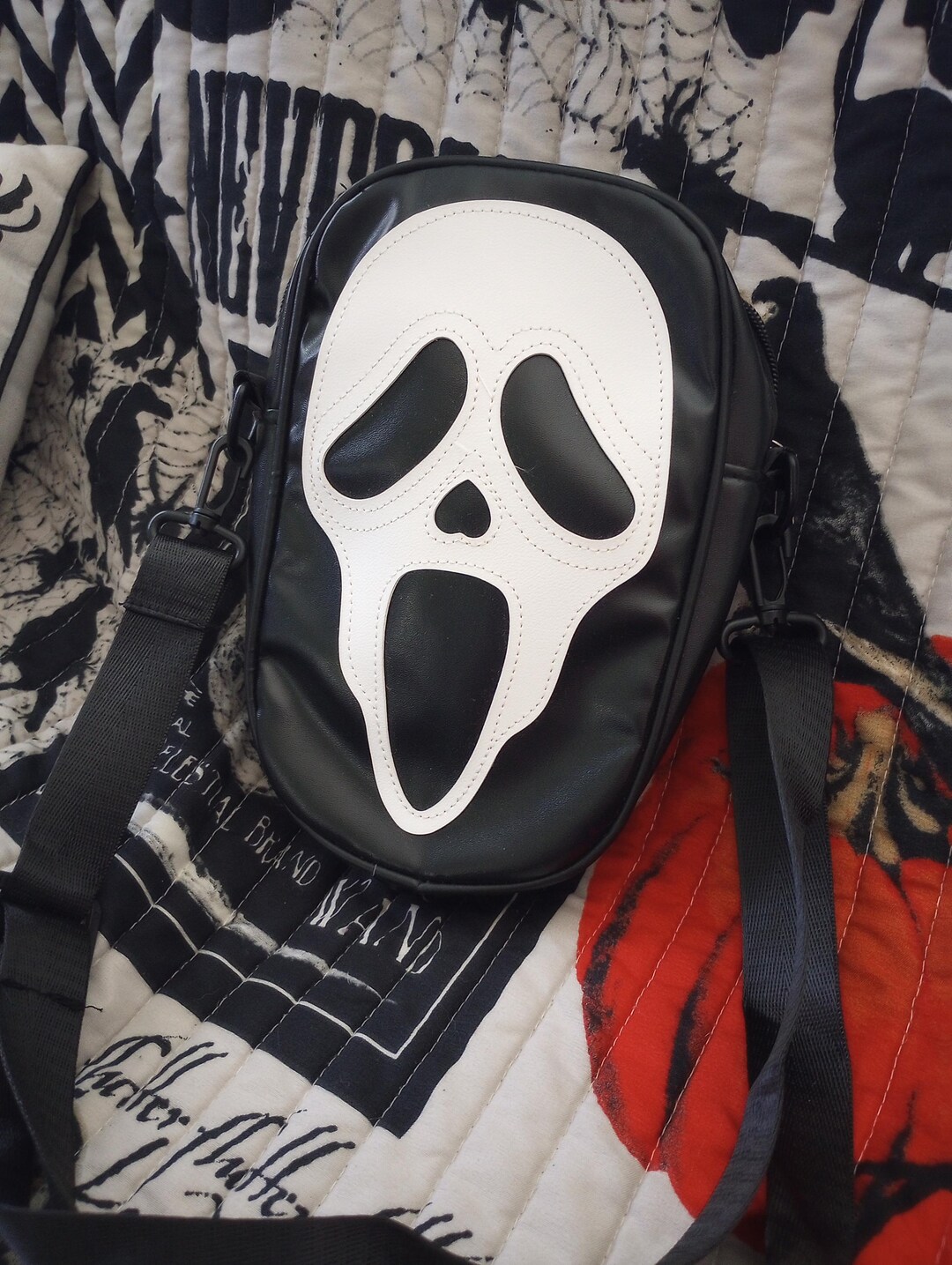 90s Nostalgia Ghostface Scream Movie Shoulder Bag Crossbody Y2K Horror ...