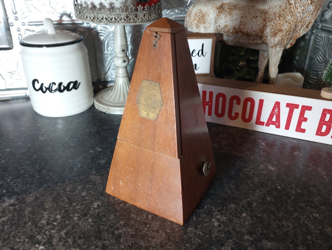 Metronome Seth Thomas De Maelzel Wood Tempo Keeper Vintage - Etsy