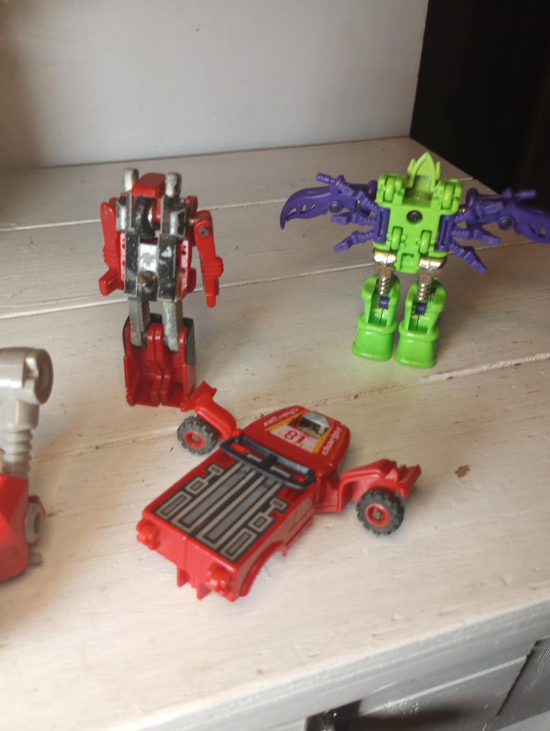 Vtg 80s Toy Lot Gobots Dyno Drive Scooter Transformers Bandai Cy Kill ...
