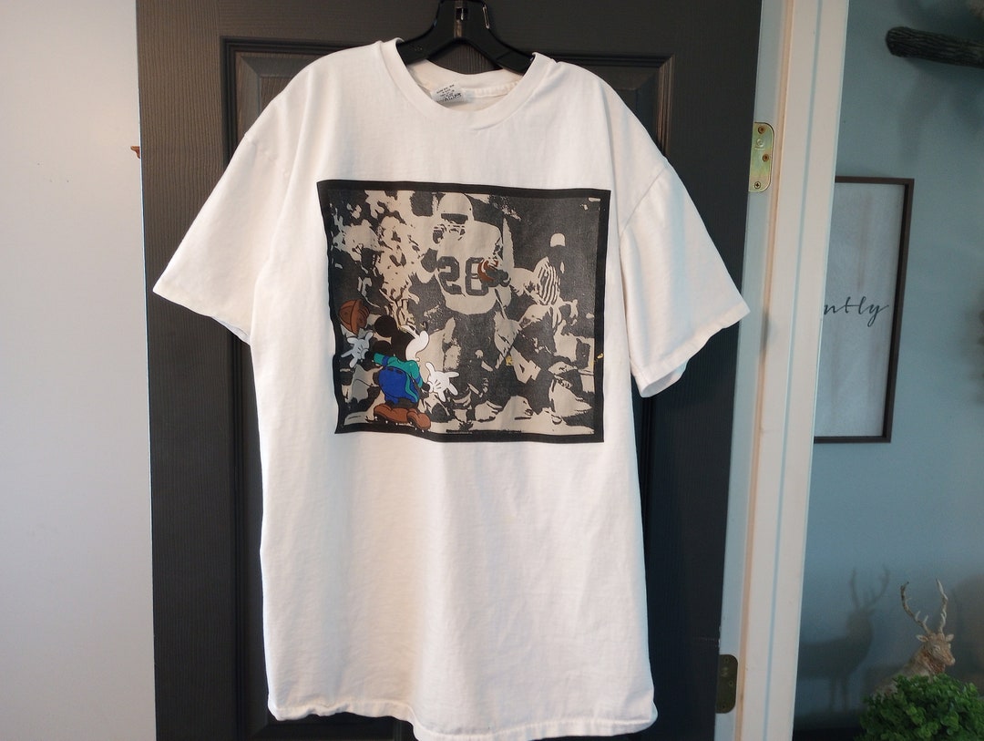 90s Single Stitch Y2k the Disney Store Mickey Mouse Football Tee Shirt ...