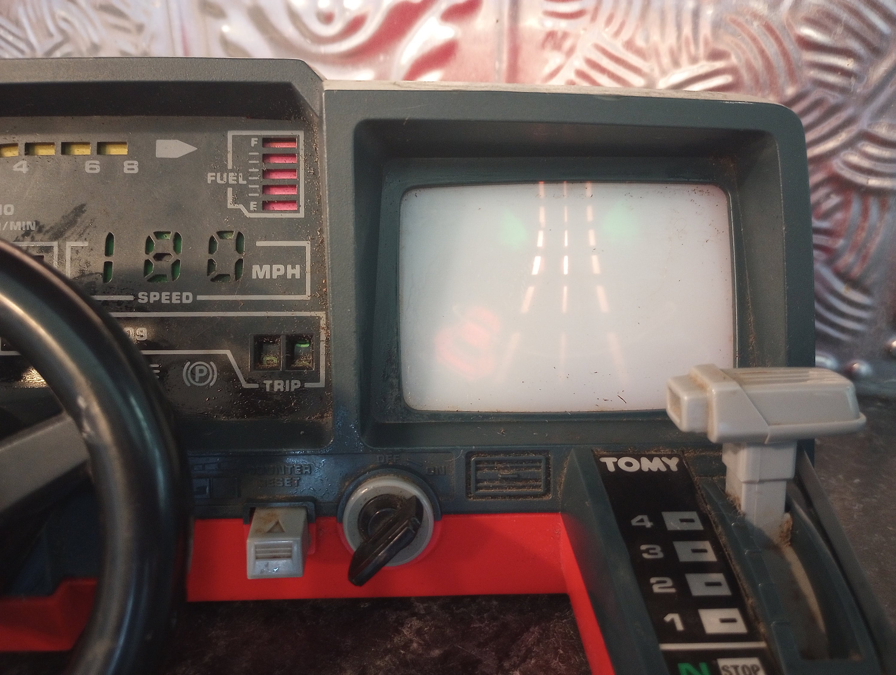 Tomy Turbo Racing Simulator Retro 80s Dashboard Video Game Toy Vtg ...