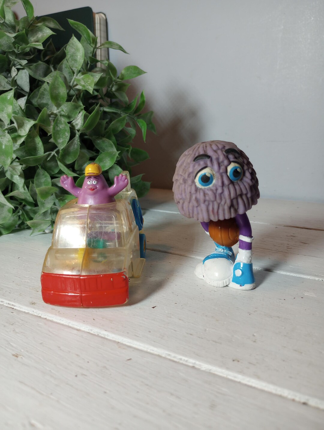 Vtg Mcdonald's Happy Meal Toys Grimace See Thru Truck Fry Guy ...