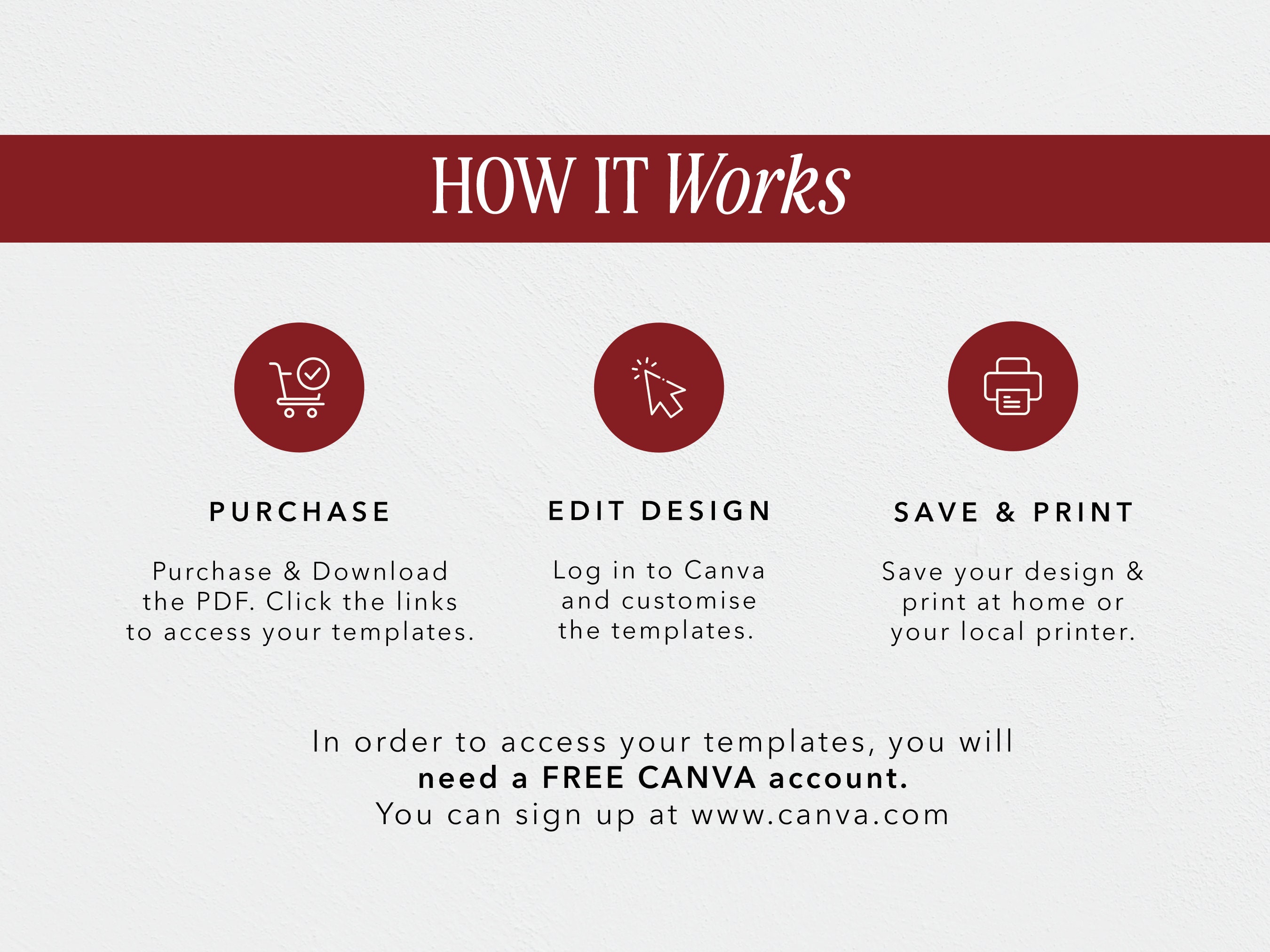 Modern Menu Pink and Red Wavy Border Design Party Stationery Instant ...