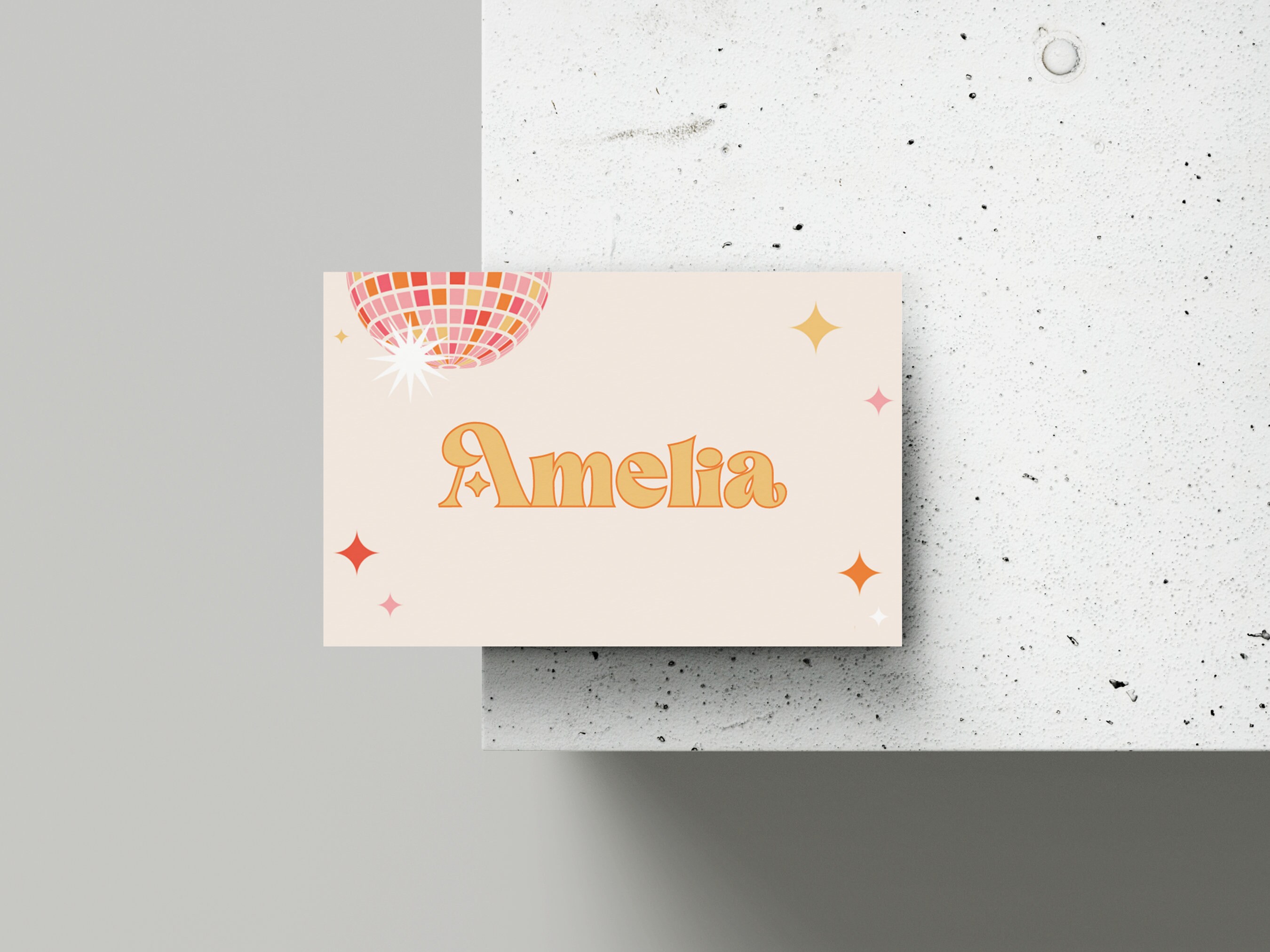 Printable the Last Disco Place Cards Custom Place Cards - Etsy
