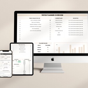 Tiktok & Reel Video Content Planner Google Sheet Spreadsheets Excel ...