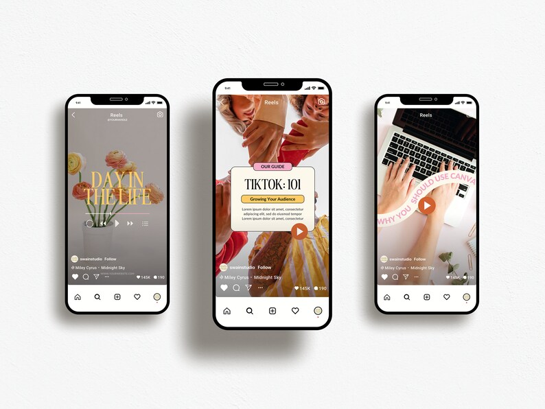 Bold Instagram Reel Cover & Story Templates | Set of 15 | Canva ...