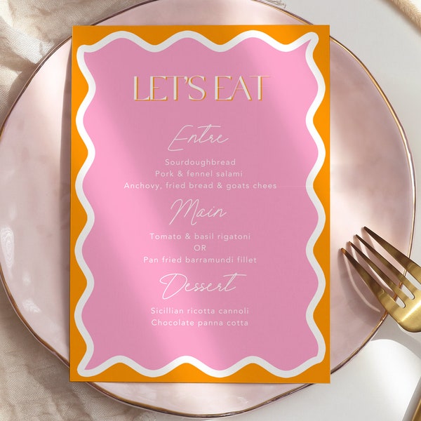 Orange and Pink - Etsy