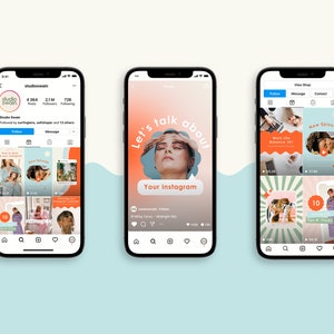 Bold Instagram Reel Cover & Story Templates Set of 15 PSD - Etsy