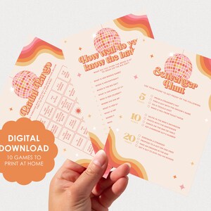 The Last Disco Hens & Bridal Shower Party Games Bachelorette - Etsy ...