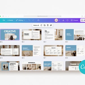 Creative Briefing Template | Business Template | Freelance Client Brief ...