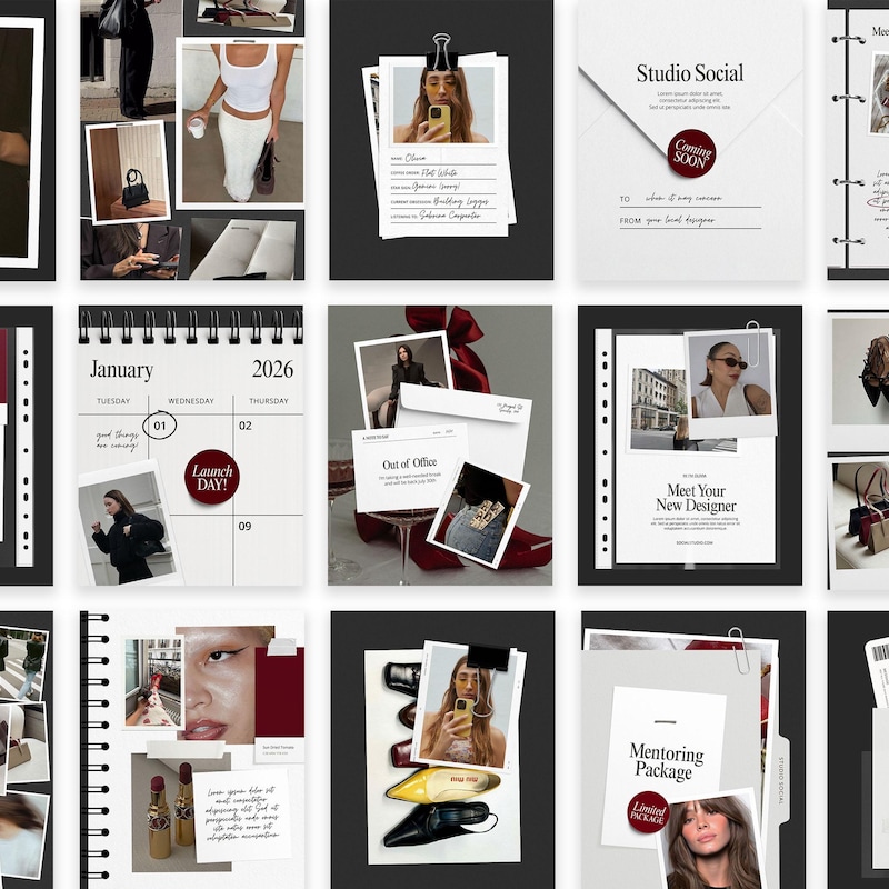 Photoshop Ig Templates - Etsy