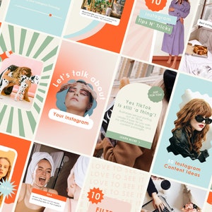 Bold Instagram Reel Cover & Story Templates Set of 15 PSD - Etsy