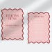 Modern Hens & Bridal Shower Party Games Bachelorette Party Wavy Border ...
