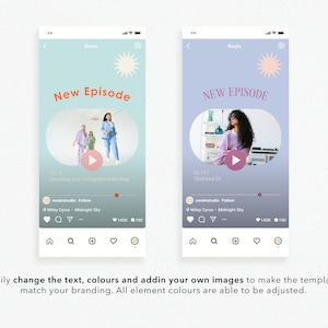 Bold Instagram Reel Cover & Story Templates | Set of 15 | Canva ...