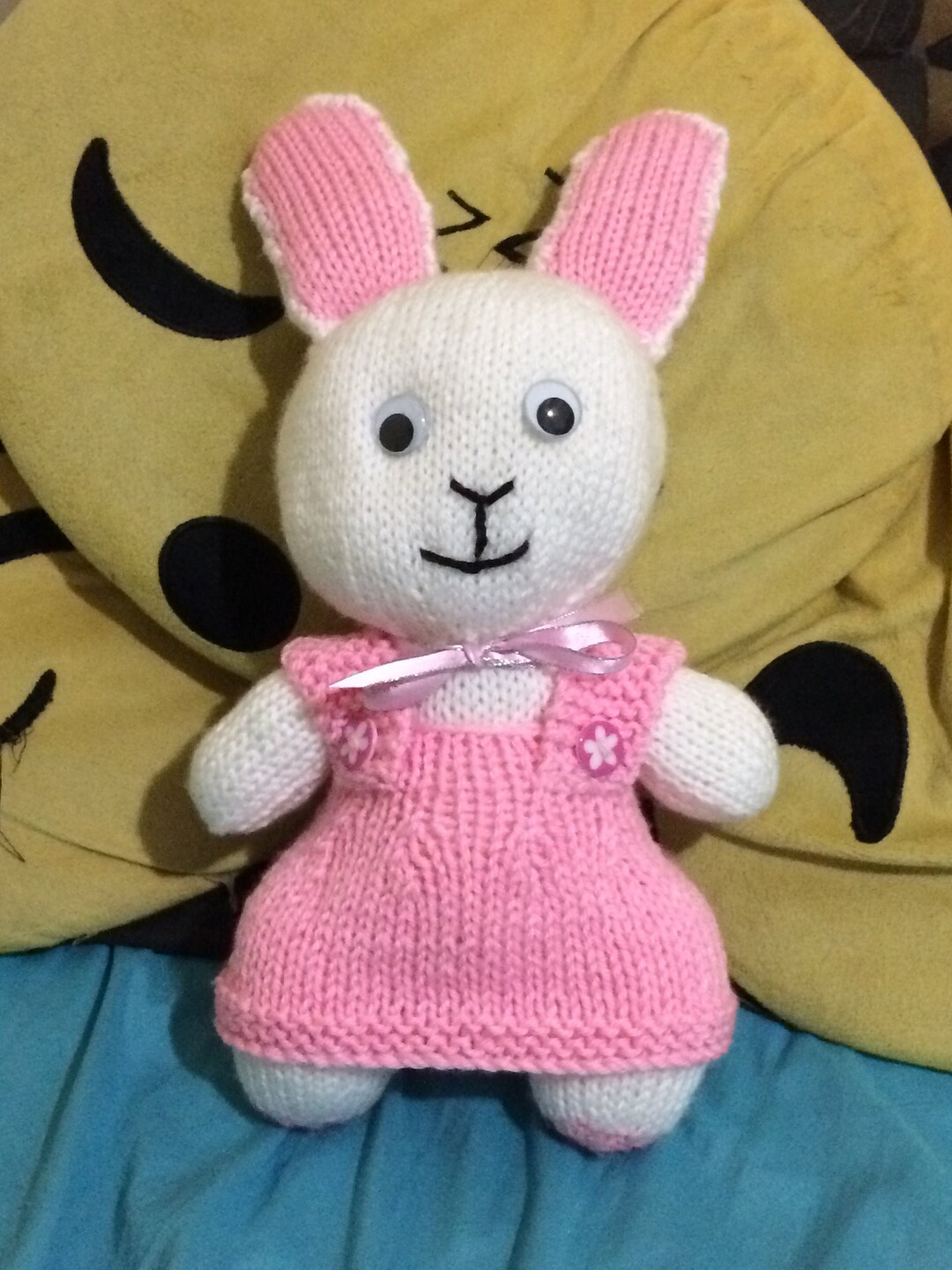 Cute Bunny Knitting Pattern With Two Bonus Outfit Patterns *DIGITAL ...