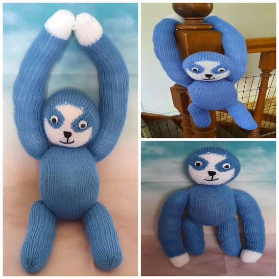 Sapphire the Sloth Knitting Pattern DIGITAL DOWNLOAD - Etsy