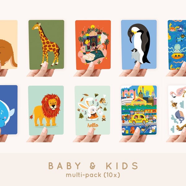 Kids Postcard - Etsy