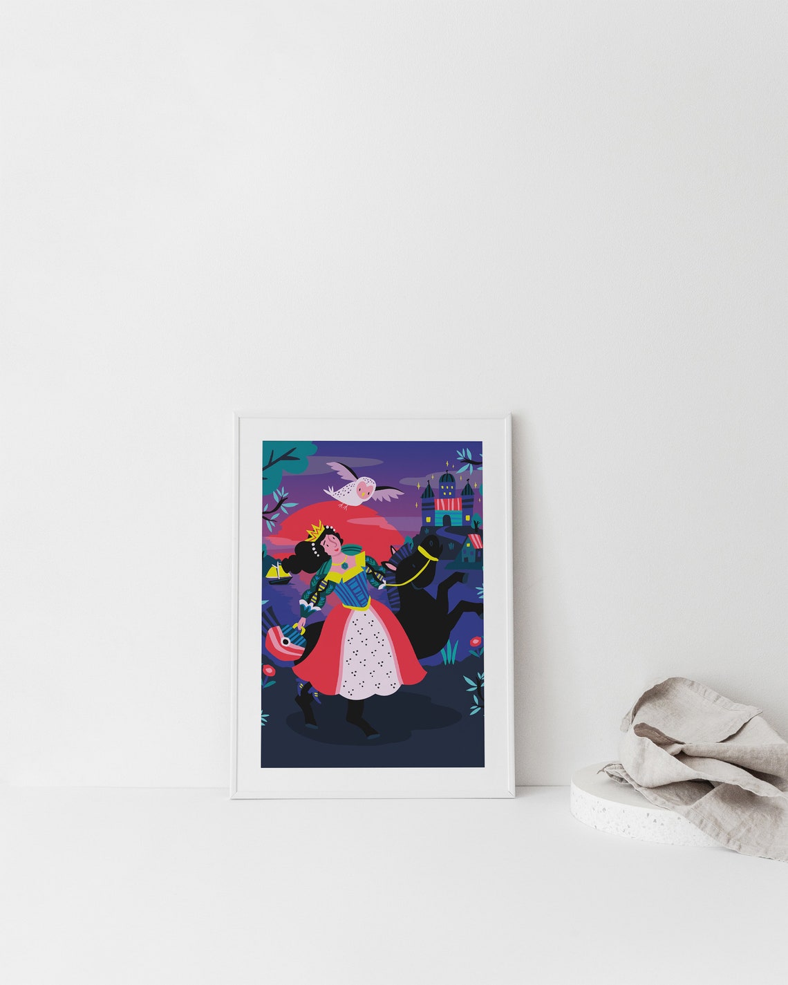 Poster Princess Print Fairytale Poster Girls Princess - Etsy