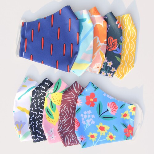 Washable Face Mask Masks With Different Patterns Choose | Etsy