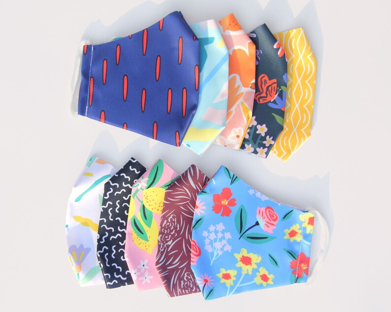 Washable Face Mask Masks With Different Patterns Choose - Etsy