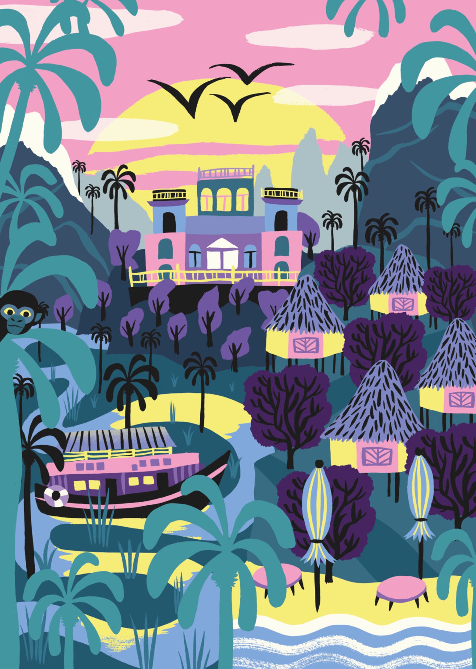 Poster Latin Nature A3 Print A4 Poster Latin America | Etsy