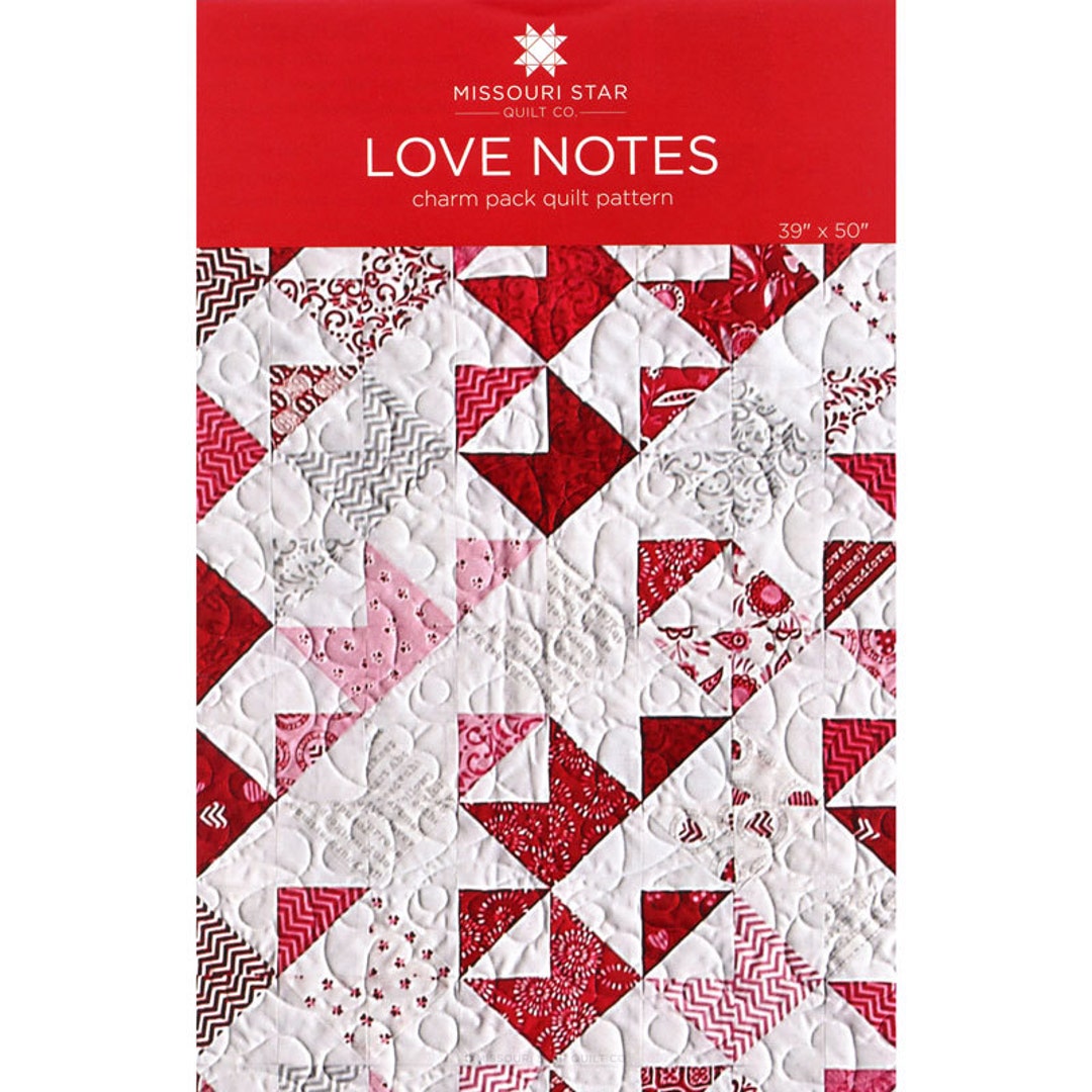 Digital Love Notes Quilt Pattern by Missouri Star - Etsy