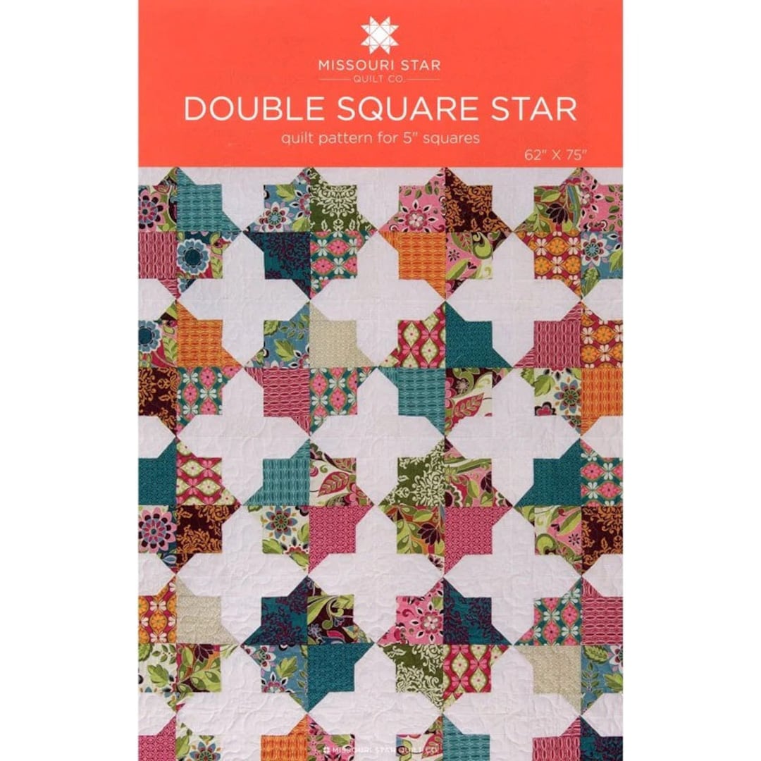 Double Square Star Quilt Pattern by Missouri Star - Etsy