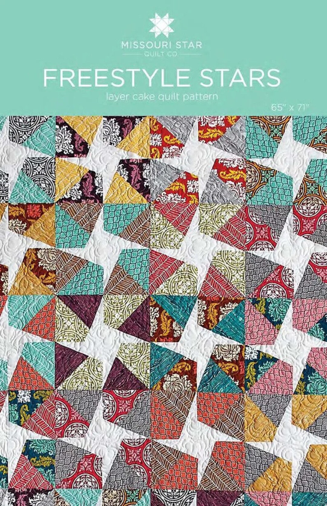 Digital Download - Freestyle Stars Quilt Pattern by MSQC for MSQC - Etsy