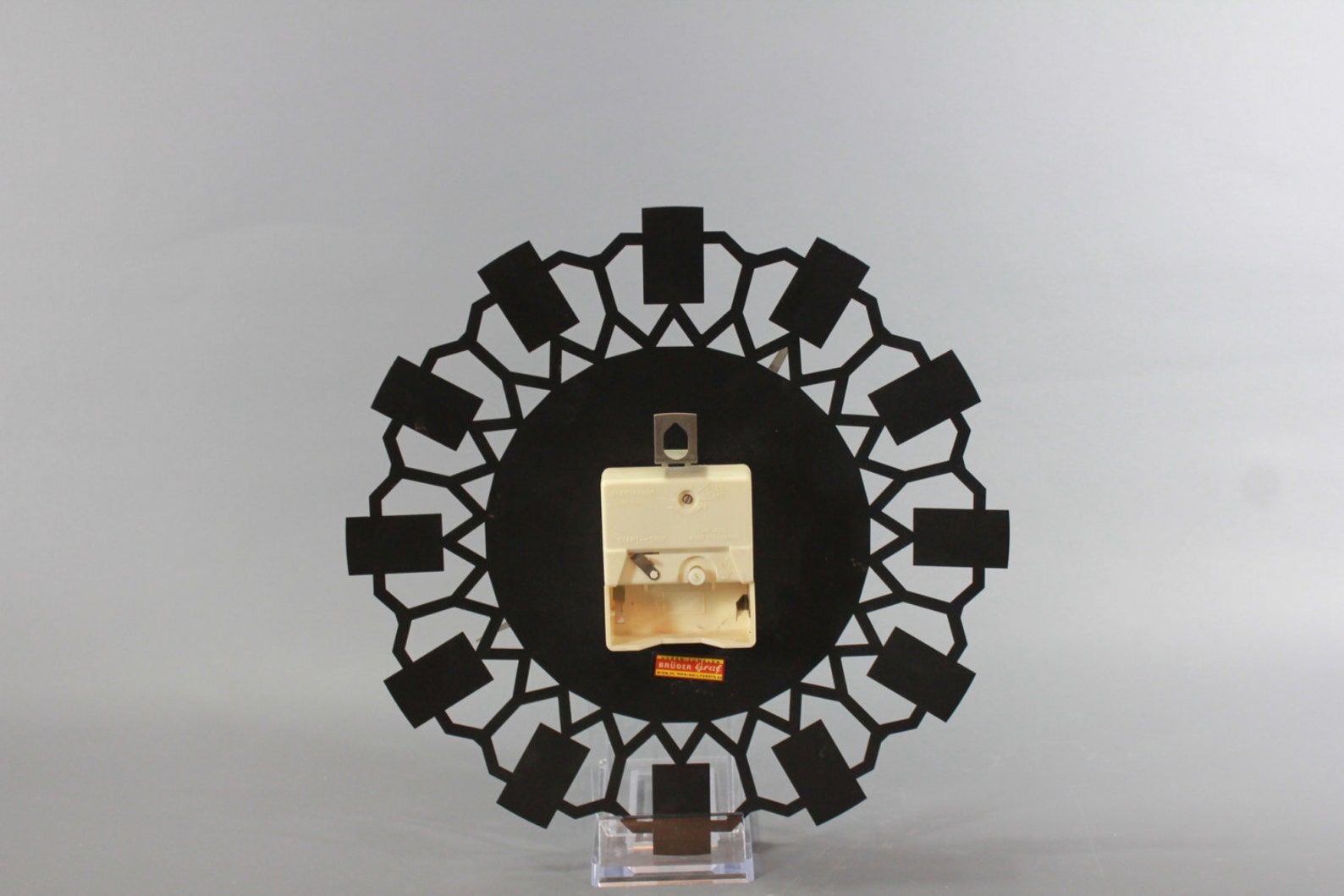 Mid Century Starburst Wall Clock by PRIMUS German Vintage Kitchen Clock ...