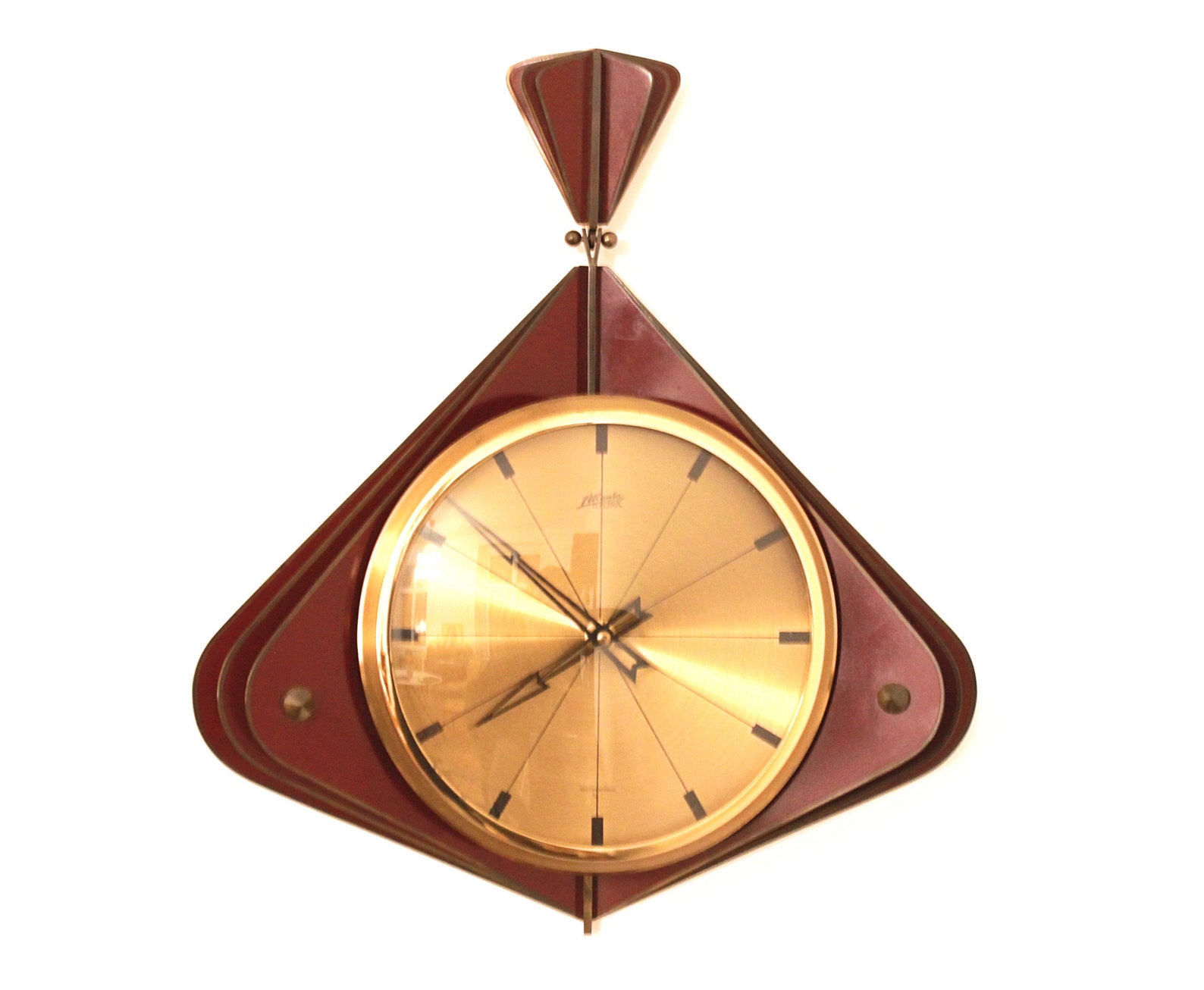 Rare Mid Century ATLANTA EXCLUSIV 1950s Modernist Wall Clock - Etsy