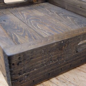 Rustic Breakfast Tray / Handmade Wooden Tray Pallet Wood Tray 3 ...