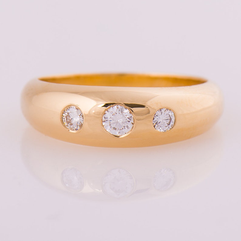 Bombe Universe Engagement Ring 18K/14K Yellow Gold Ring - Etsy