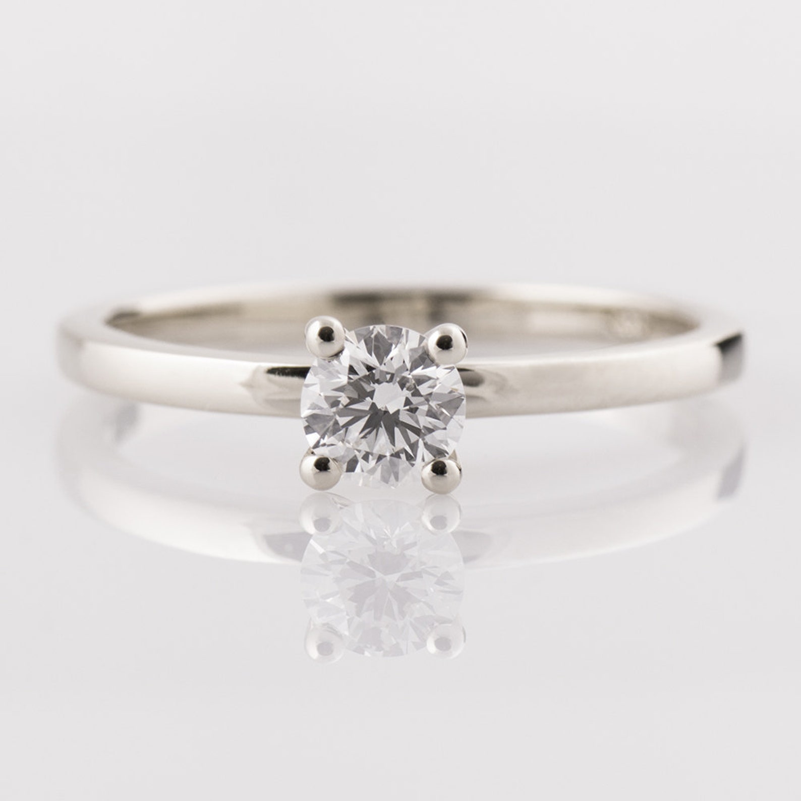 Simple solitaire engagement rings - reqopnashville