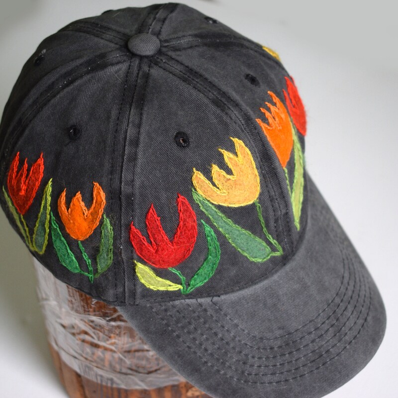 Flower Baseball Cap - Etsy