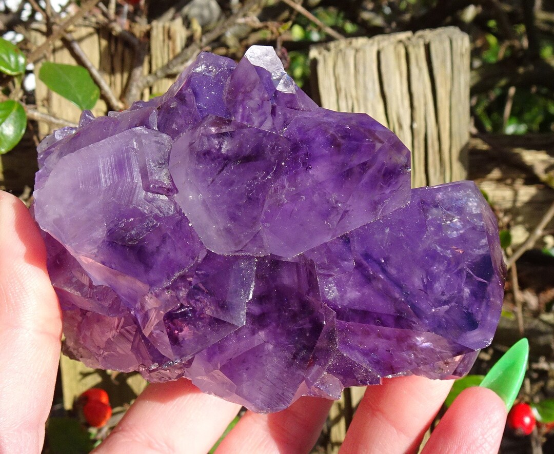 Raw / Natural Amethyst Cluster / Specimen 425g 8cm Longest Length - Etsy