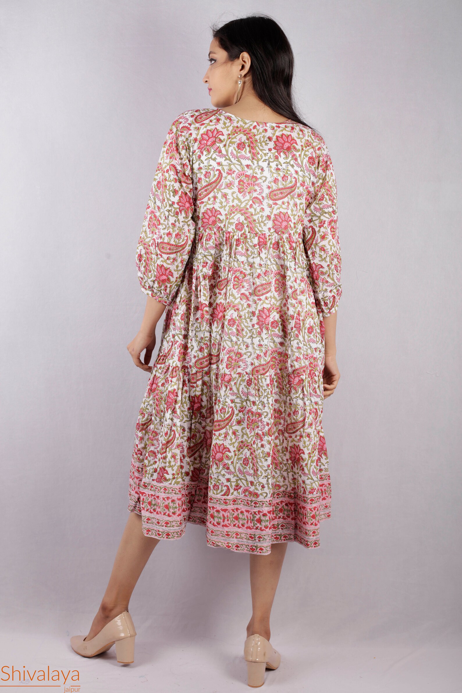 Hand Block Printed Dress Block Print Dress Indian Tunics - Etsy